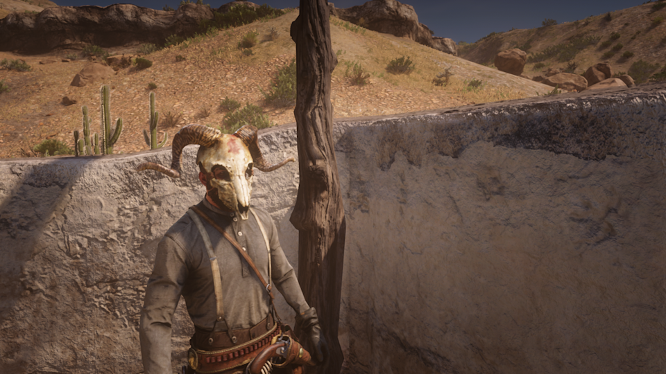 Ram Skull Mask Location - Mask - Red Dead Redemption 2 Map - RedDead.gg