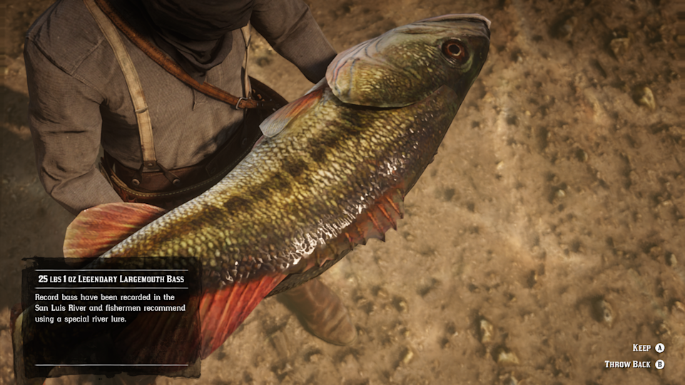Legendary Largemouth Bass Location - Legendary Fish - Red Dead ...