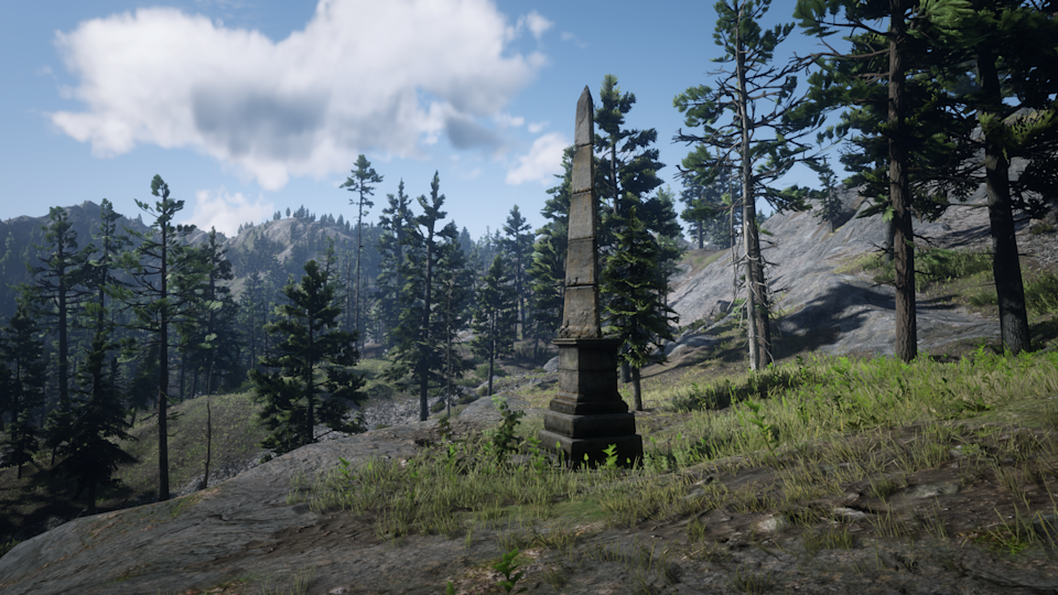 Obelisk Location - Point of Interest - Red Dead Redemption 2 Map ...