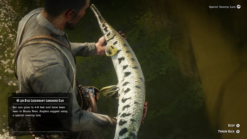 Legendary Longnose Gar Location - Legendary Fish - Red Dead Redemption ...
