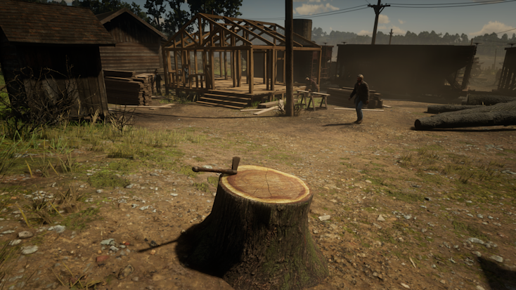 Rusted Double Bit Hatchet