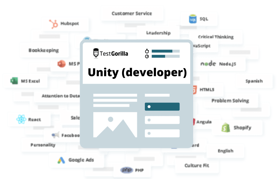Unity test | Online skills assessment - TestGorilla