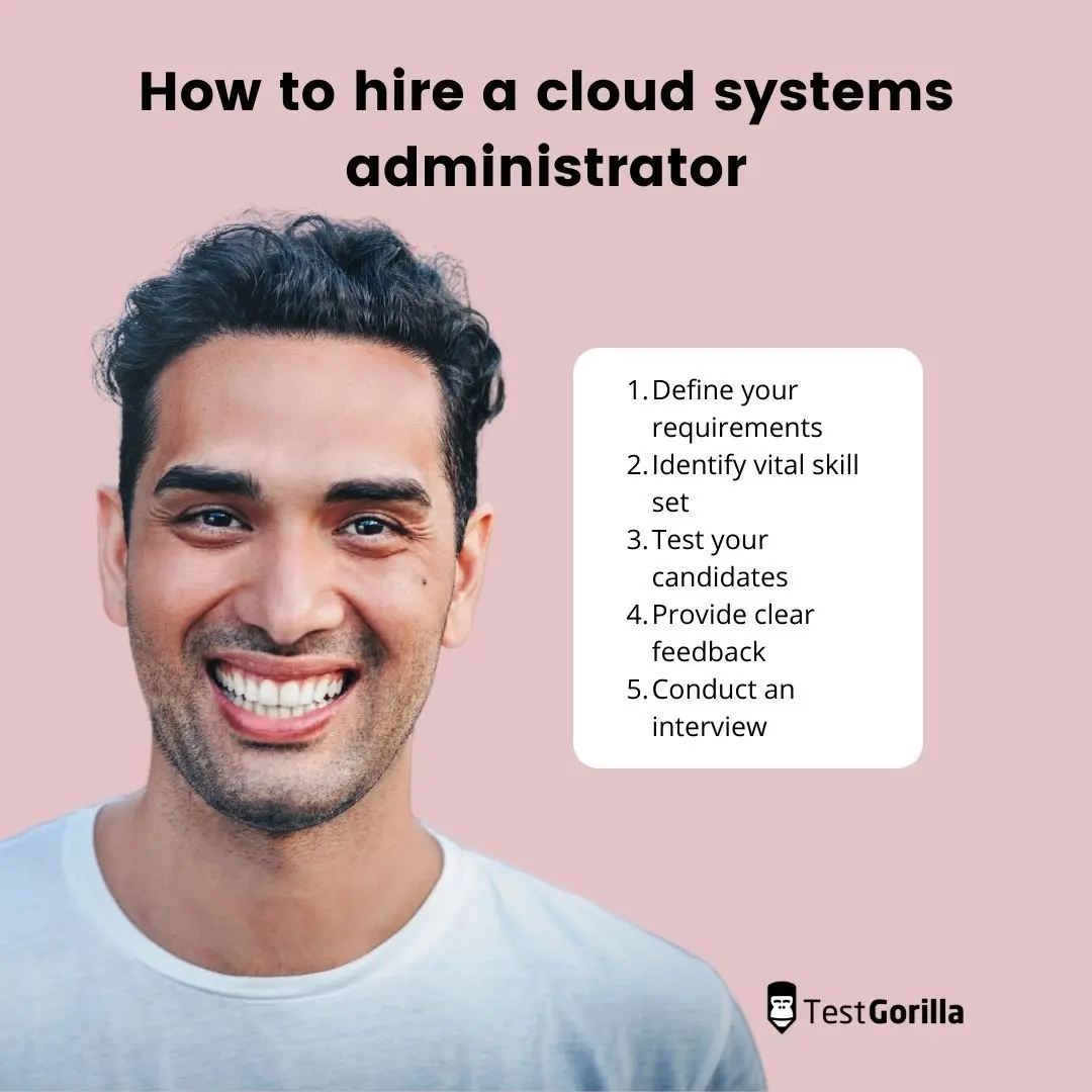 How to hire a cloud systems administrator - TestGorilla
