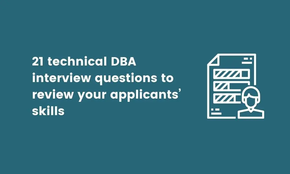 48 DBA interview questions - TG