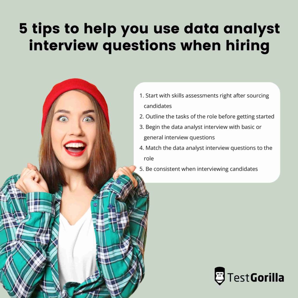 67 data analyst interview questions - TestGorilla