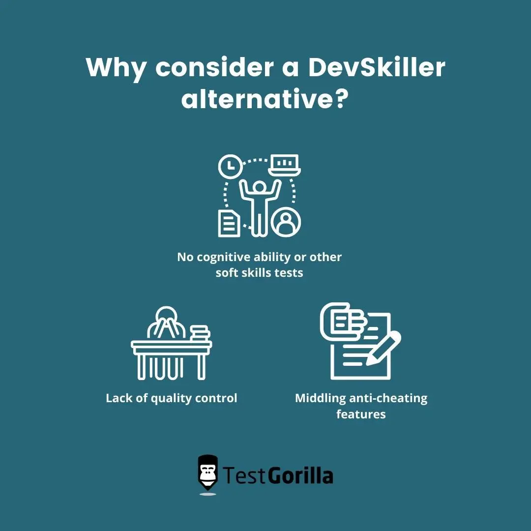11 Devskiller alternatives to assess tech skills - TestGorilla