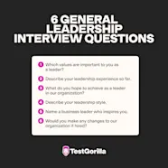 25 Leadership Interview Questions To Ask Candidates TestGorilla 25 Leadership Interview Questions To Ask Candidates TestGorilla