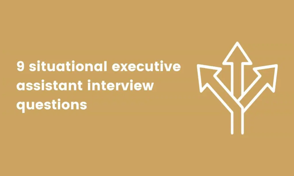 38 executive assistant interview questions