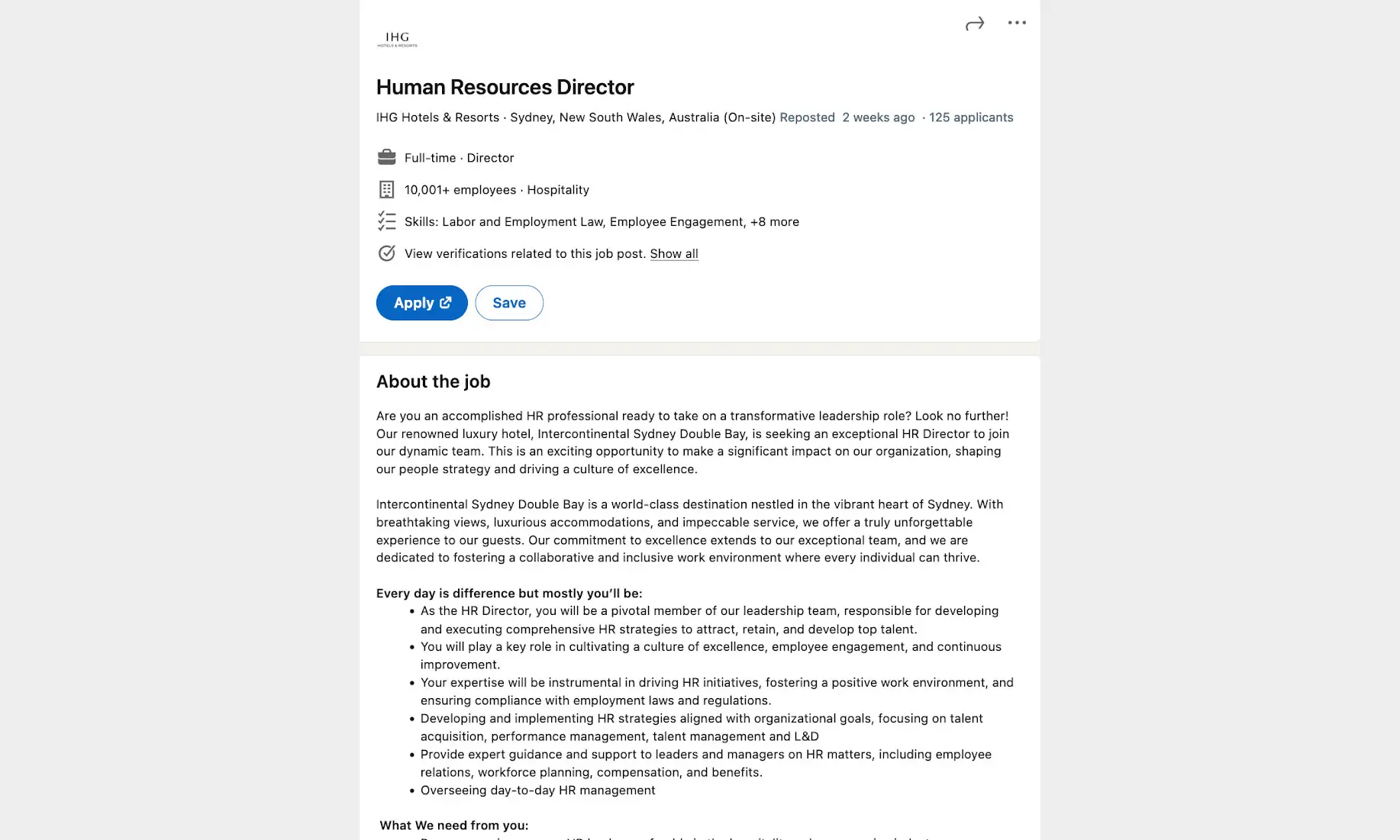 Human resource director: Roles, responsibilities, and outlook - TG