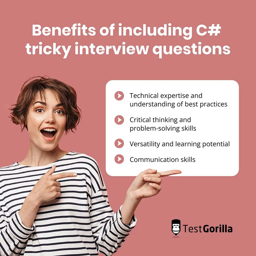27 Advanced C# Interview Questions and Answers - TestGorilla