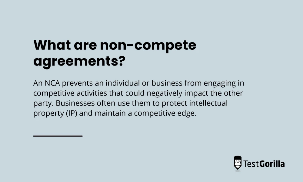What is a non-compete agreement? - TestGorilla