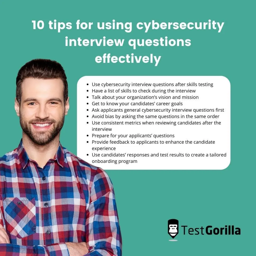 111 cybersecurity interview questions for your candidates - TestGorilla