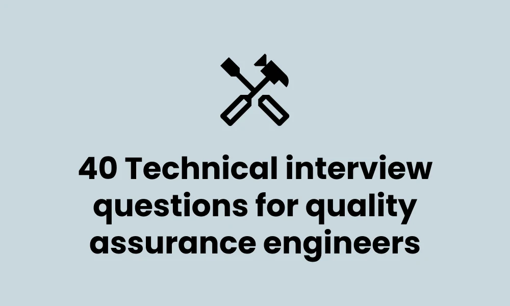 50 quality assurance interview questions - TG