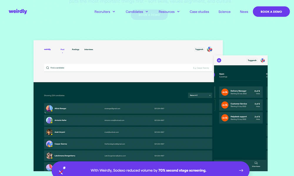 TestGorilla vs. Weirdly - TestGorilla