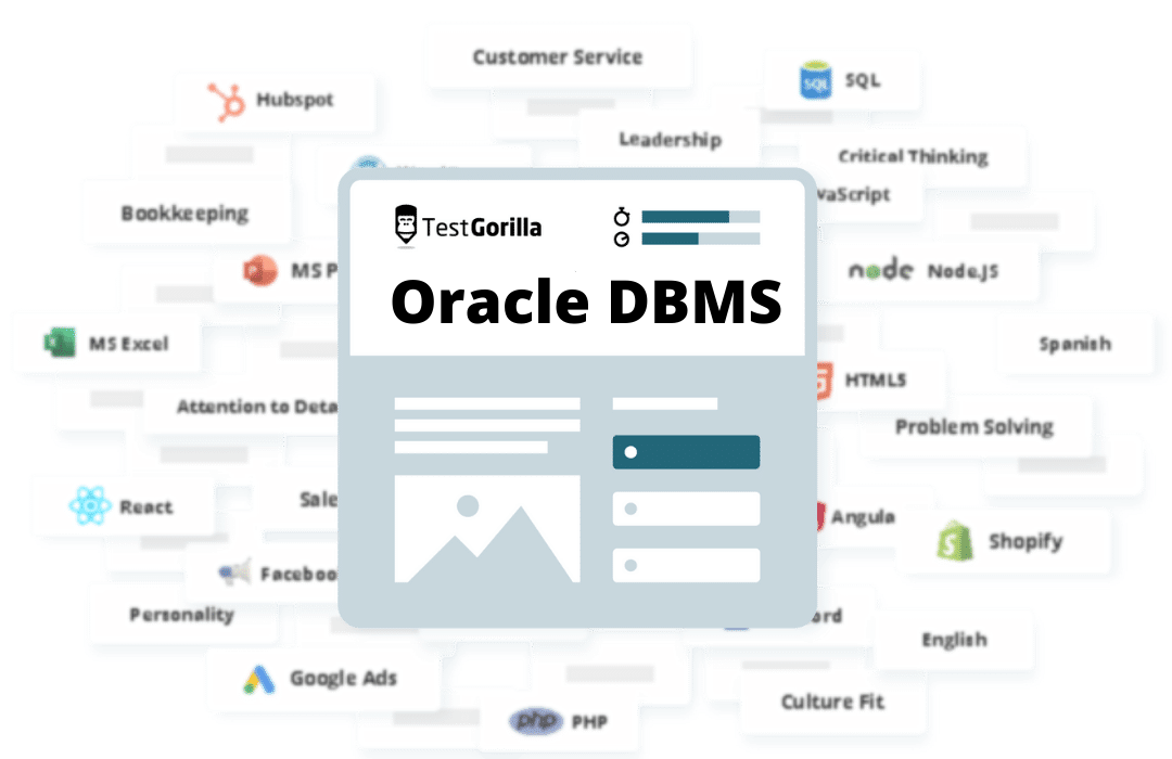 Oracle online assessment | Skills test by TestGorilla