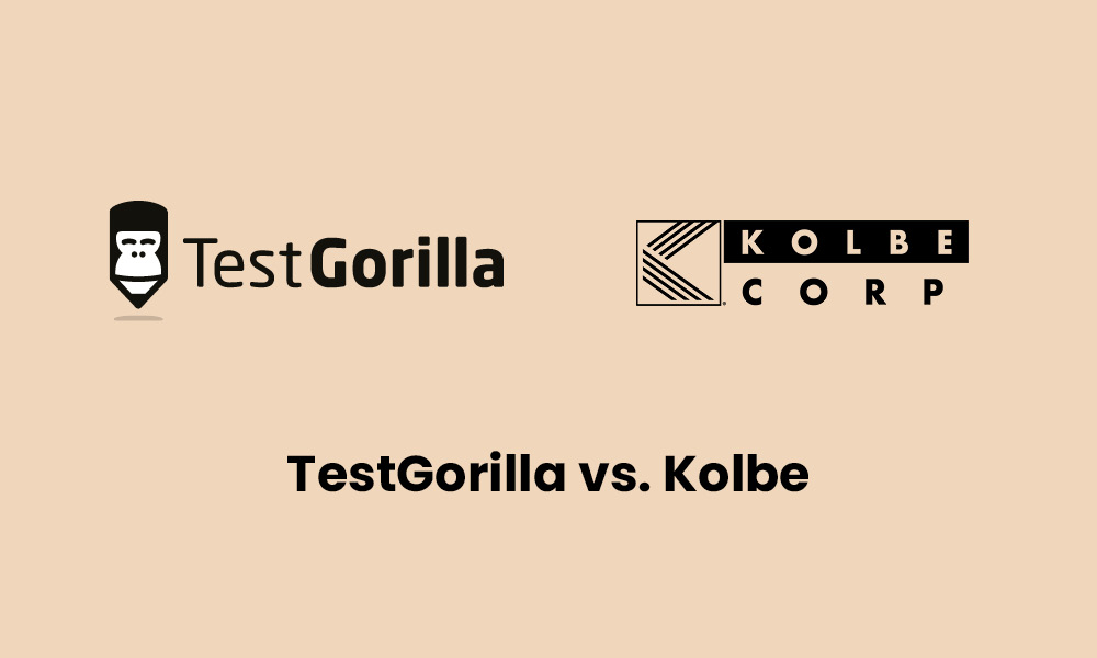 TestGorilla vs. Kolbe - TestGorilla