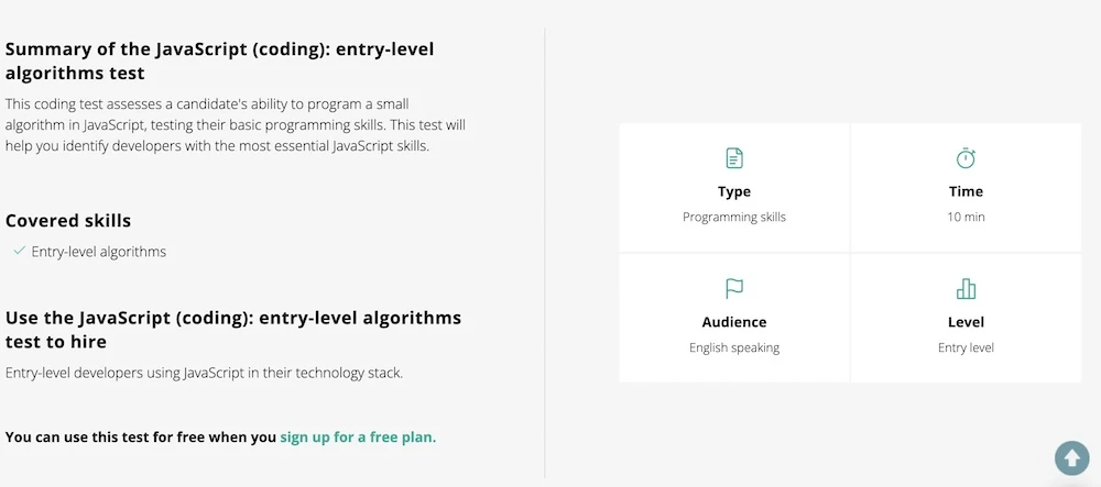 JavaScript skills for junior front-end engineers – TG