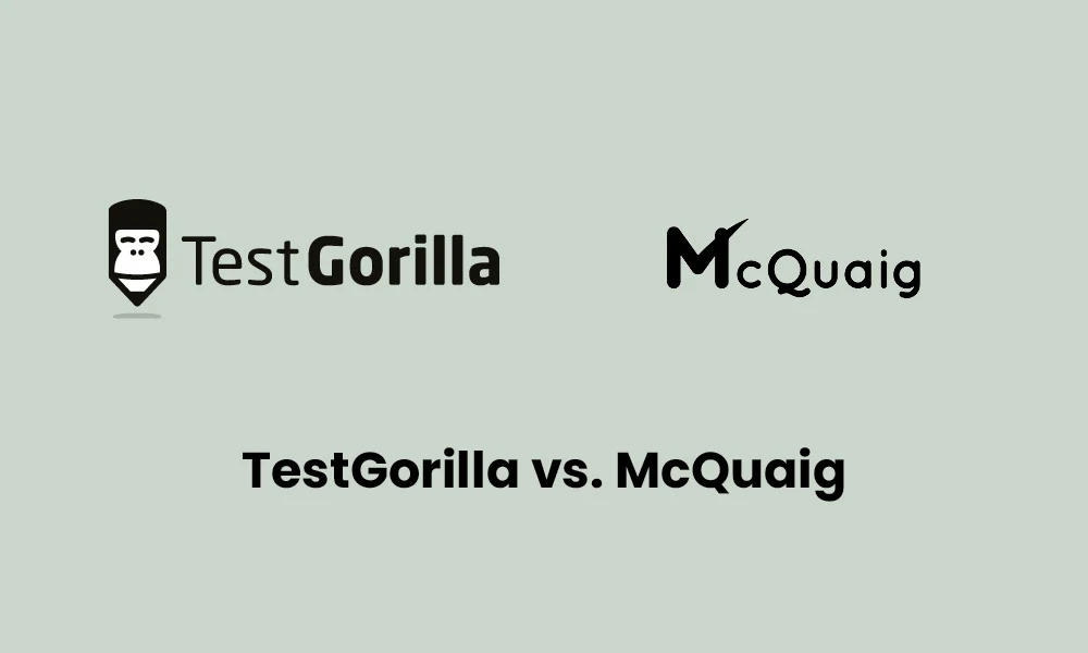 TestGorilla vs. McQuaig - TestGorilla