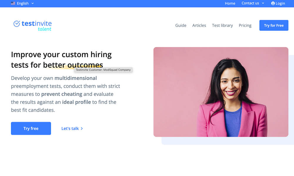 TestGorilla vs. Testinvite - TestGorilla