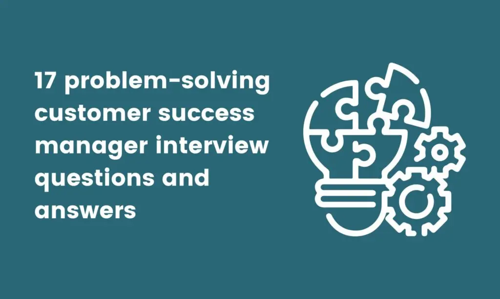 30 customer success manager interview questions - TestGorilla