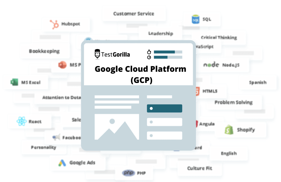Google Cloud Platform (GCP) test | Candidate screening assessment