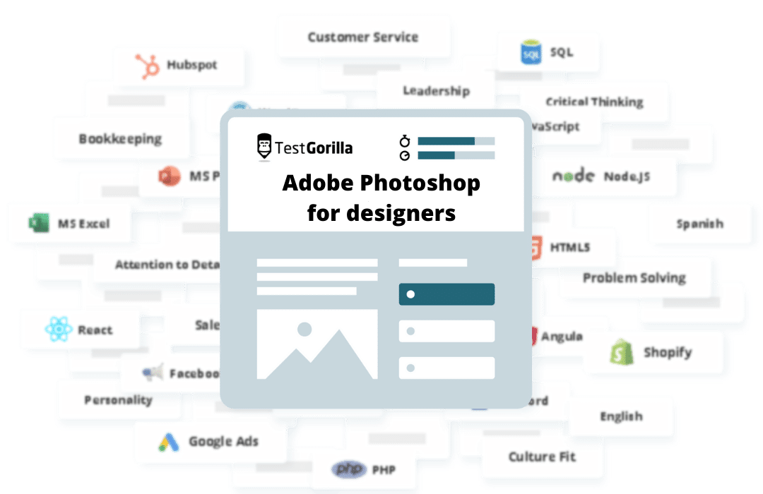 Adobe Photoshop test | Candidate screening assessment - TestGorilla