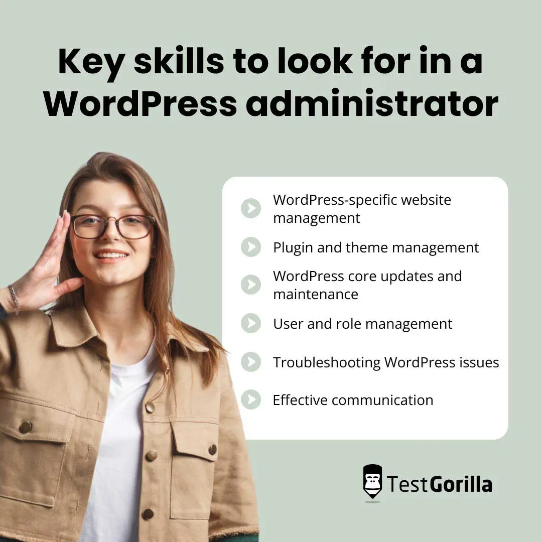 How to write a WordPress administrator job description - TG