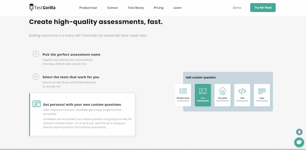 TestGorilla vs. Recruiter.hr - TestGorilla