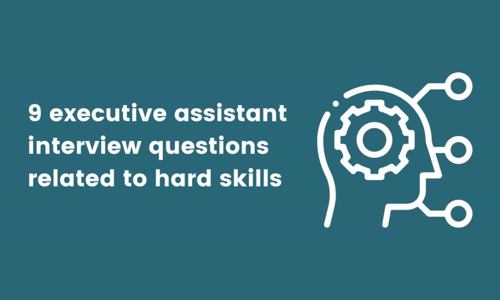 38 executive assistant interview questions