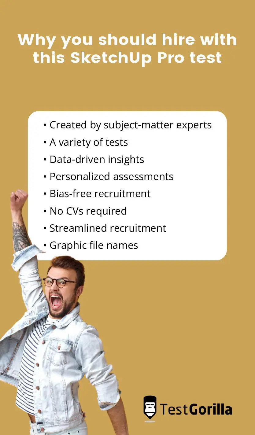Online SketchUp Pro test | Candidate screening assessment - TG