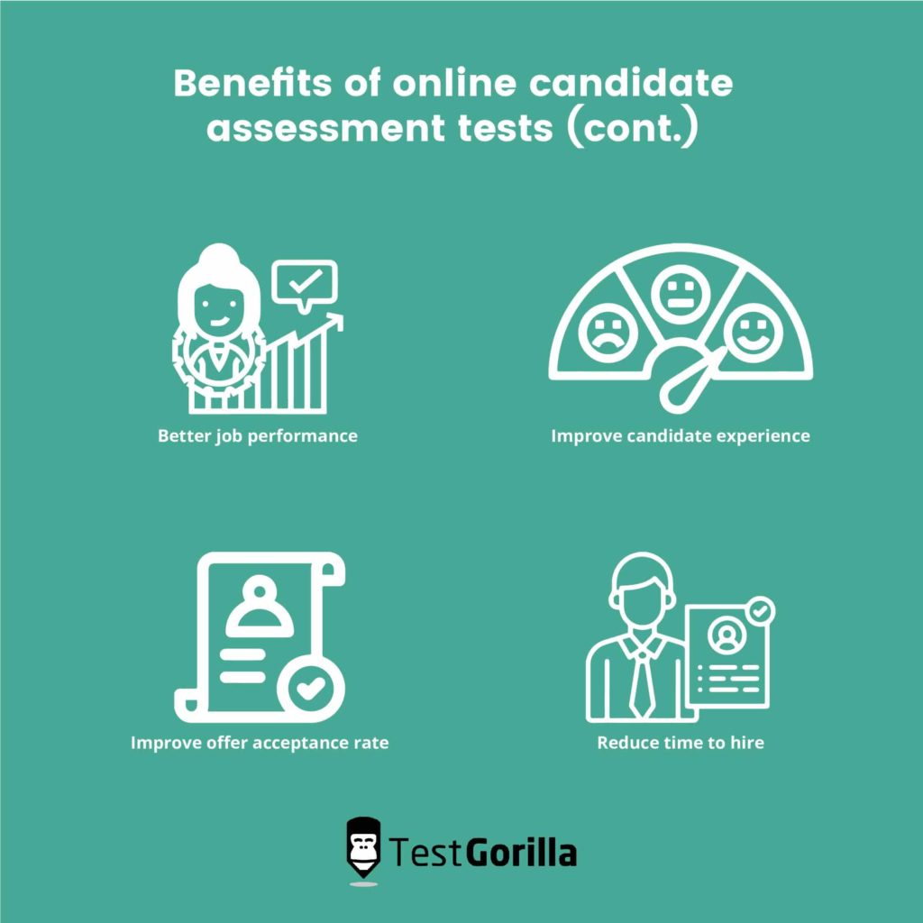 13 benefits of online candidate assessment tests - TestGorilla