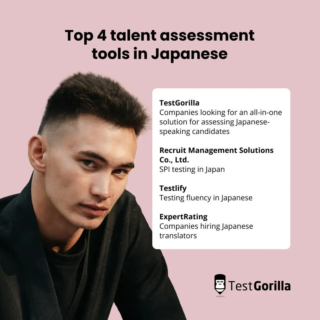 4 pre-employment assessment tools available in Japanese - TG