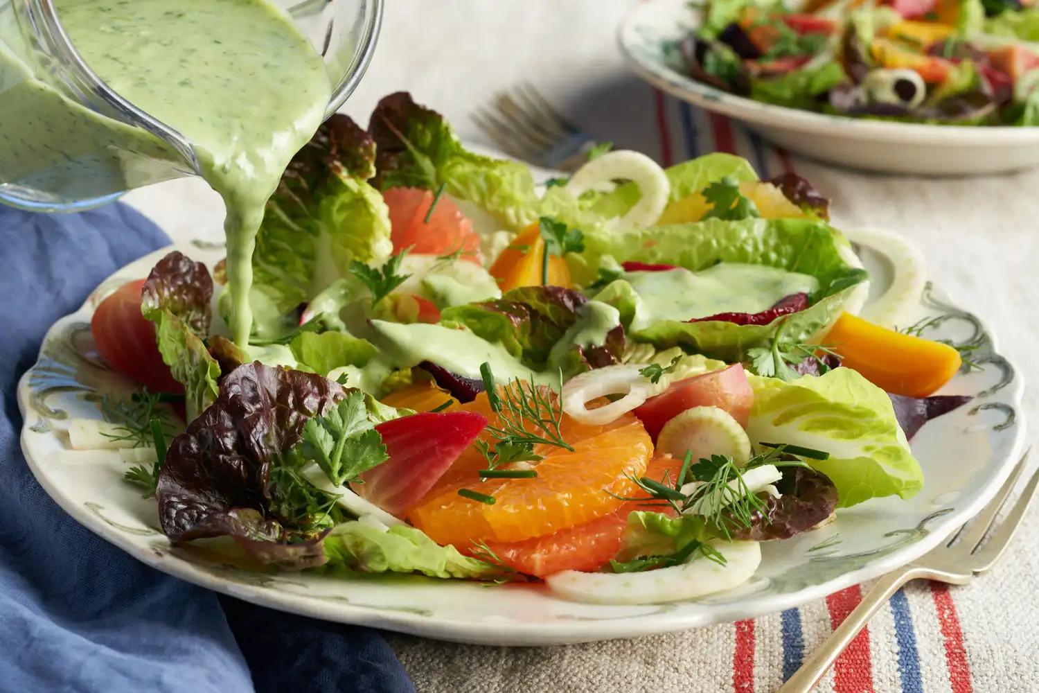 Ganja Goddess Dressing with Little Gem Salad | RISE Dispensaries