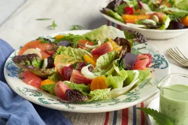 Ganja Goddess Dressing with Little Gem Salad | RISE Dispensaries