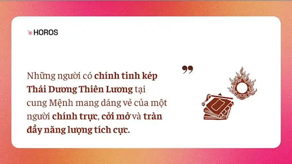 Chính Tinh Kép Thái Dương Thiên Lương - Mẫu Người Sống Hết Mình Vì Lý Tưởng | HOROS - Tử vi cho ...