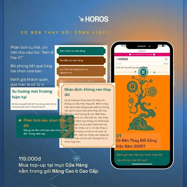 RA MẮT CÂU HỎI BỔ SUNG: "CÓ NÊN THAY ĐỔI CÔNG VIỆC?" | HOROS - Tử vi cho thế hệ mới