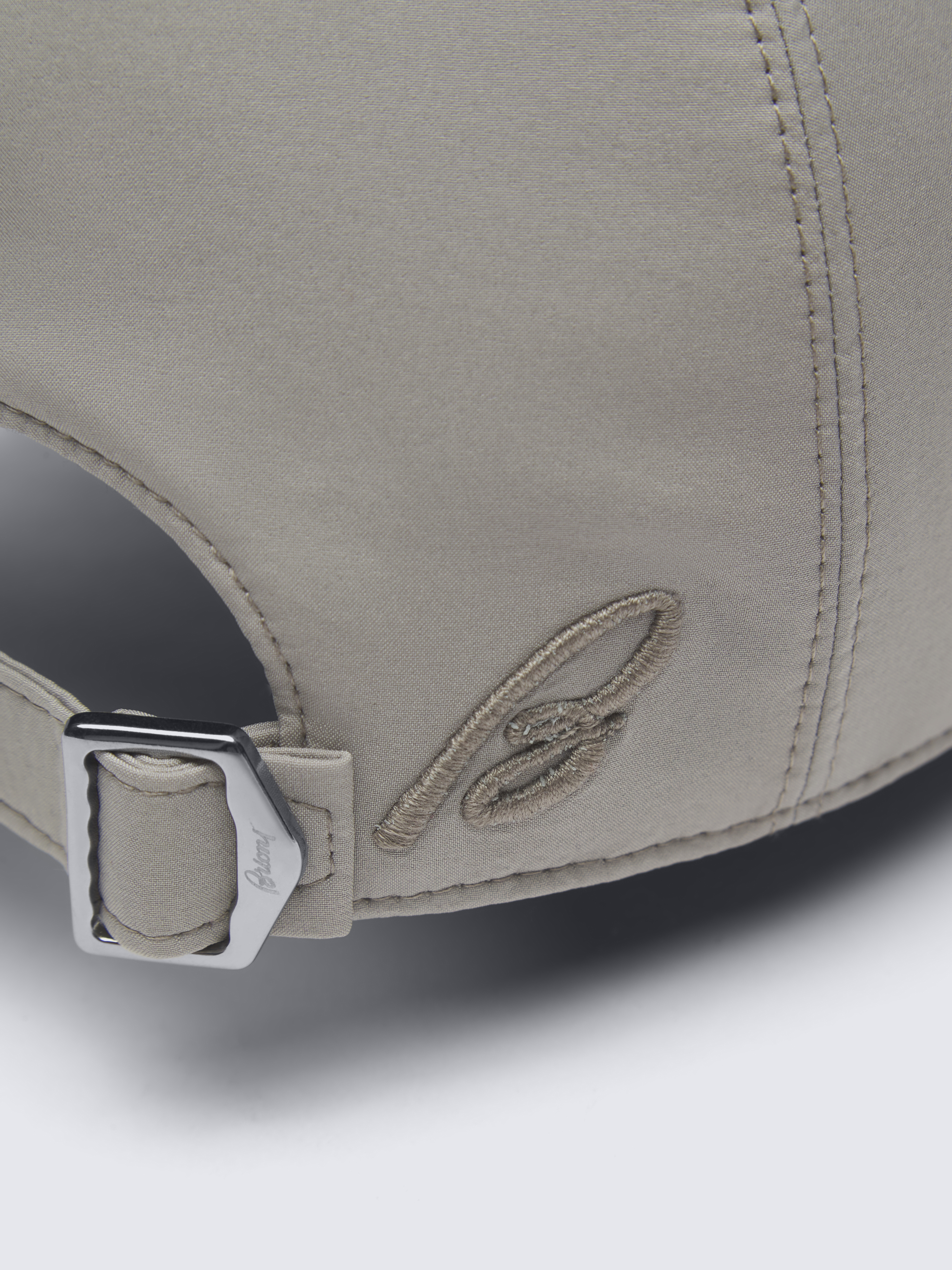 Light grey wool baseball cap | Brioni® GB Official Store