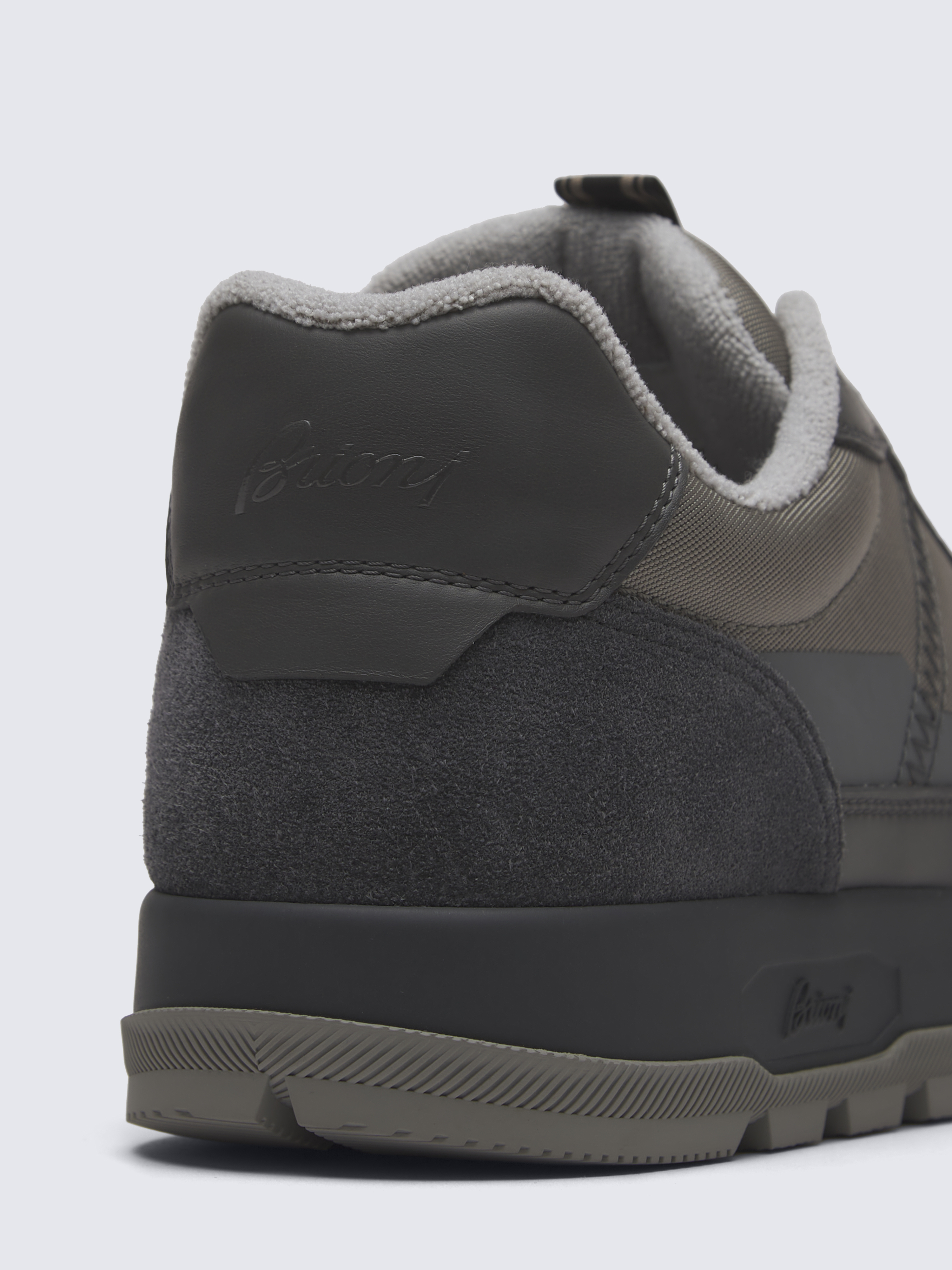 Grey Crossing sneakers | Brioni® US Official Store