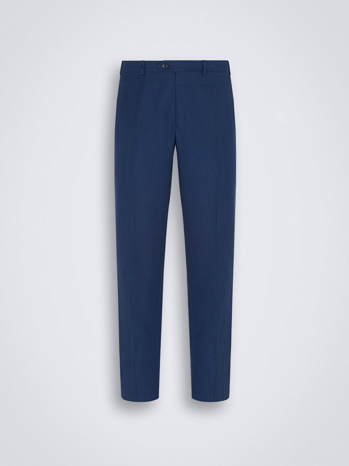 Royal blue cashmere, silk and linen Tigullio trousers