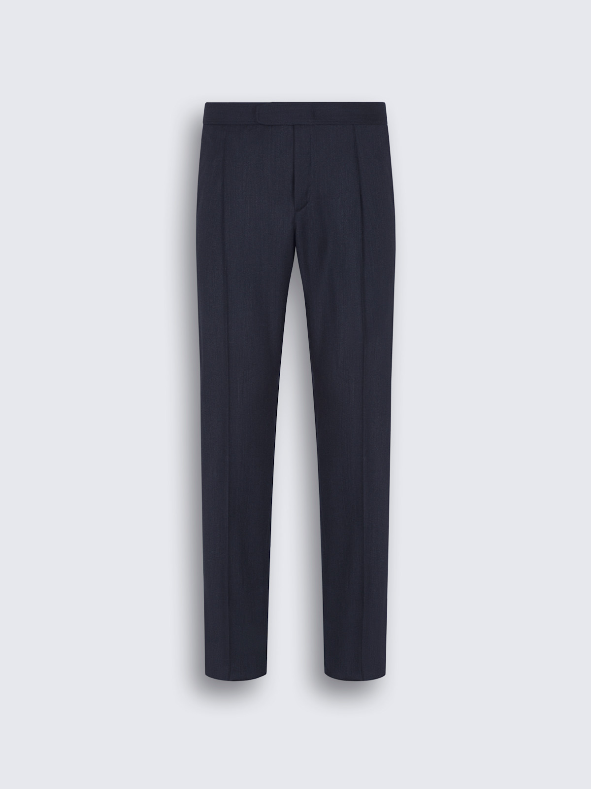 Navy blue cavarly wool twill Melbourne trousers