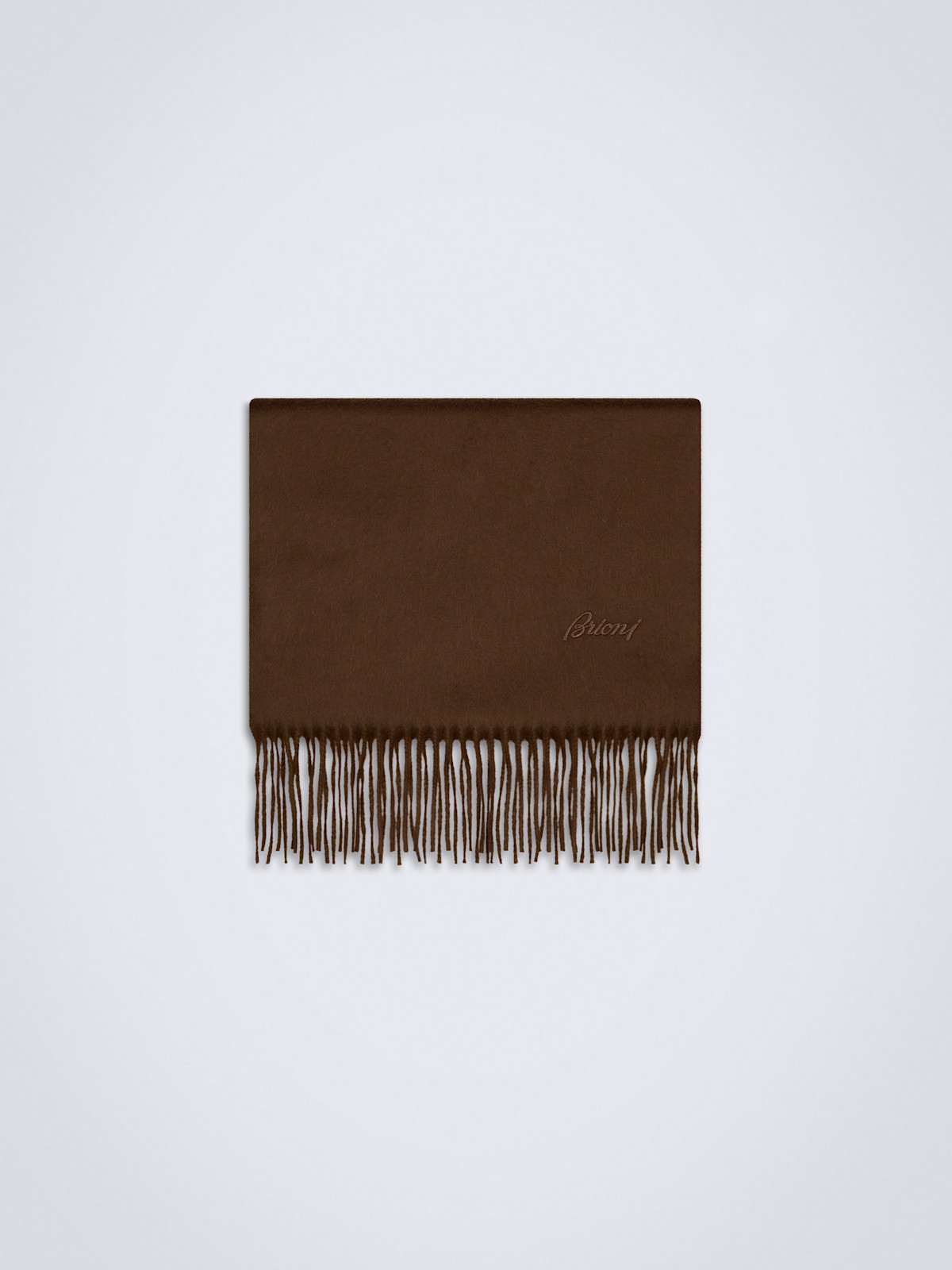 Brown cashmere scarf | Brioni® US Official Store