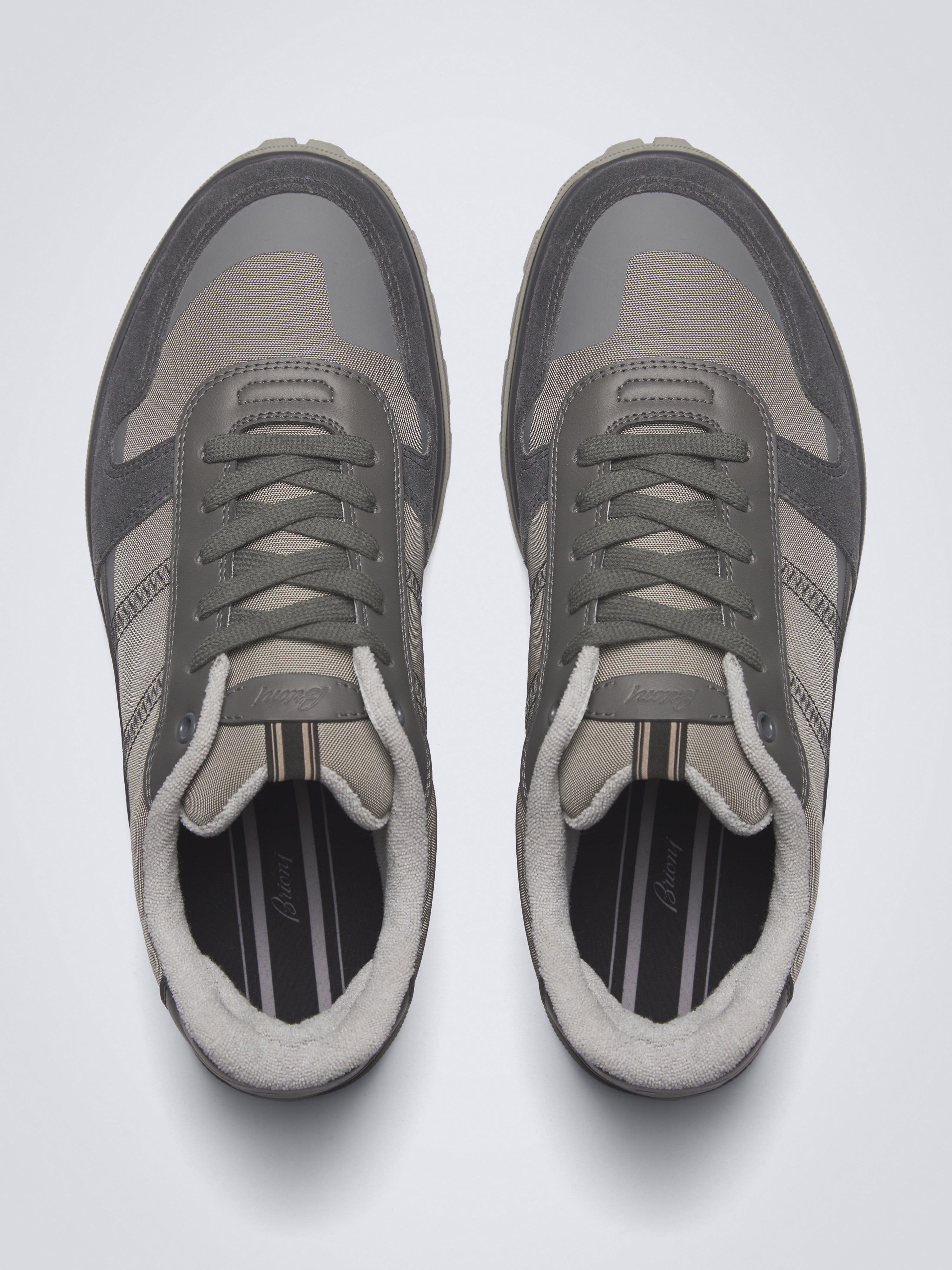 Grey Crossing sneakers | Brioni® US Official Store
