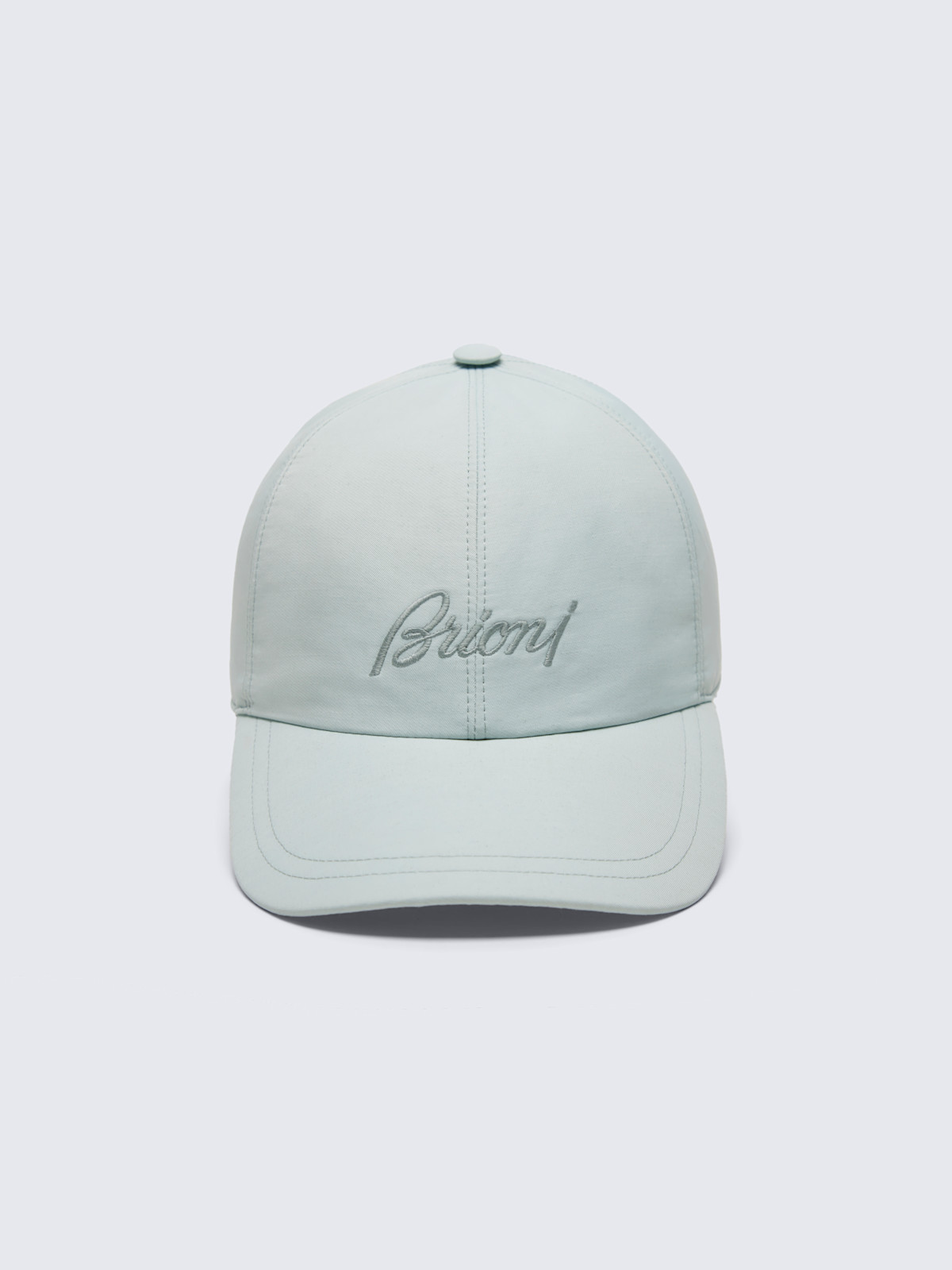 Aqua green technical linen baseball hat