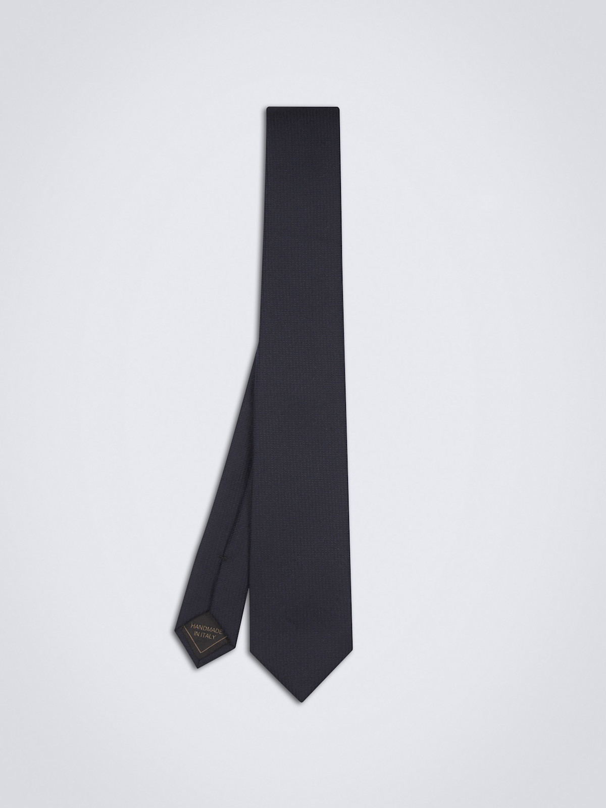 Navy blue cashmere blend tie