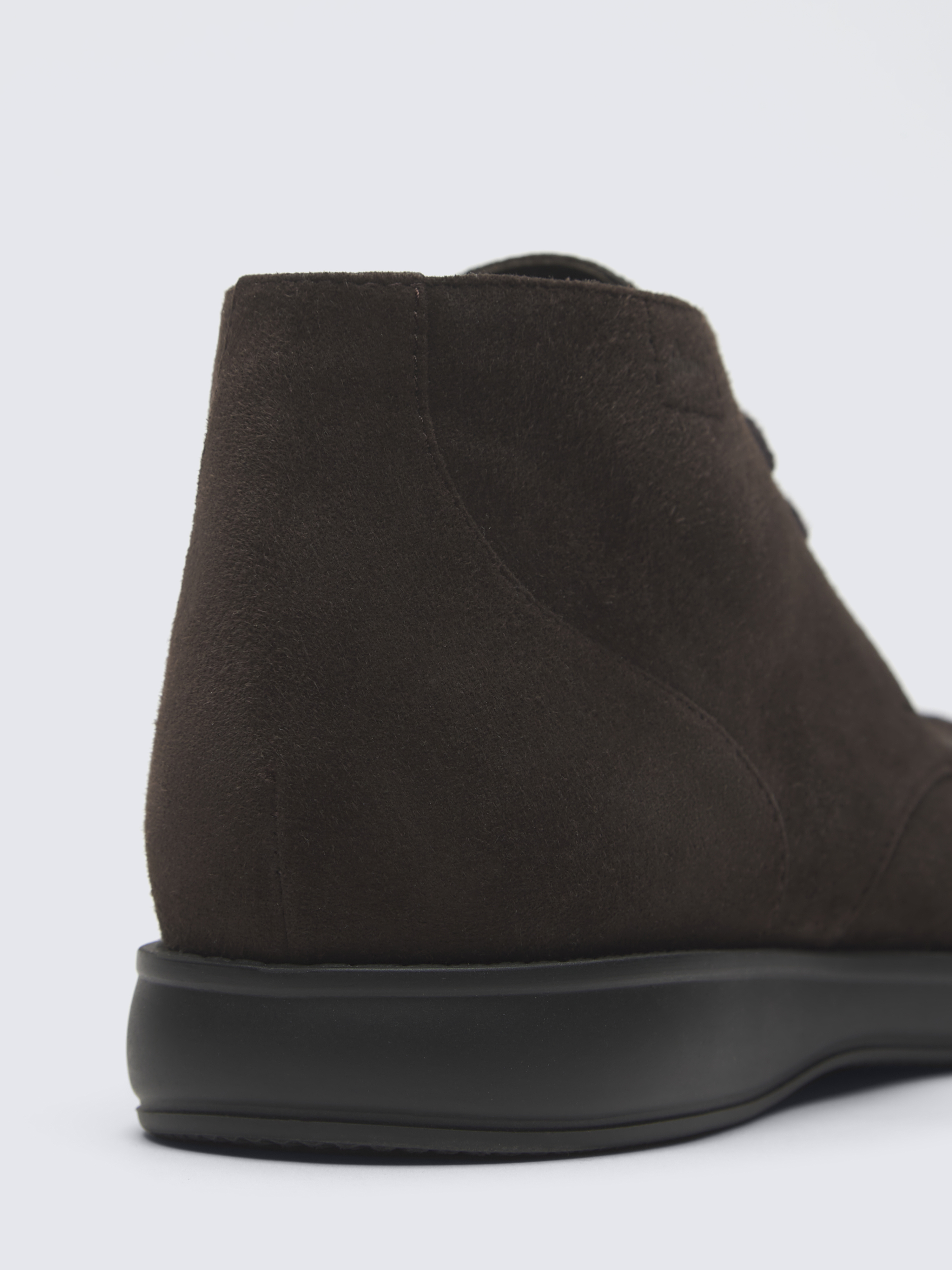 Dark brown suede Journey desert boots | Brioni® AU Official Store