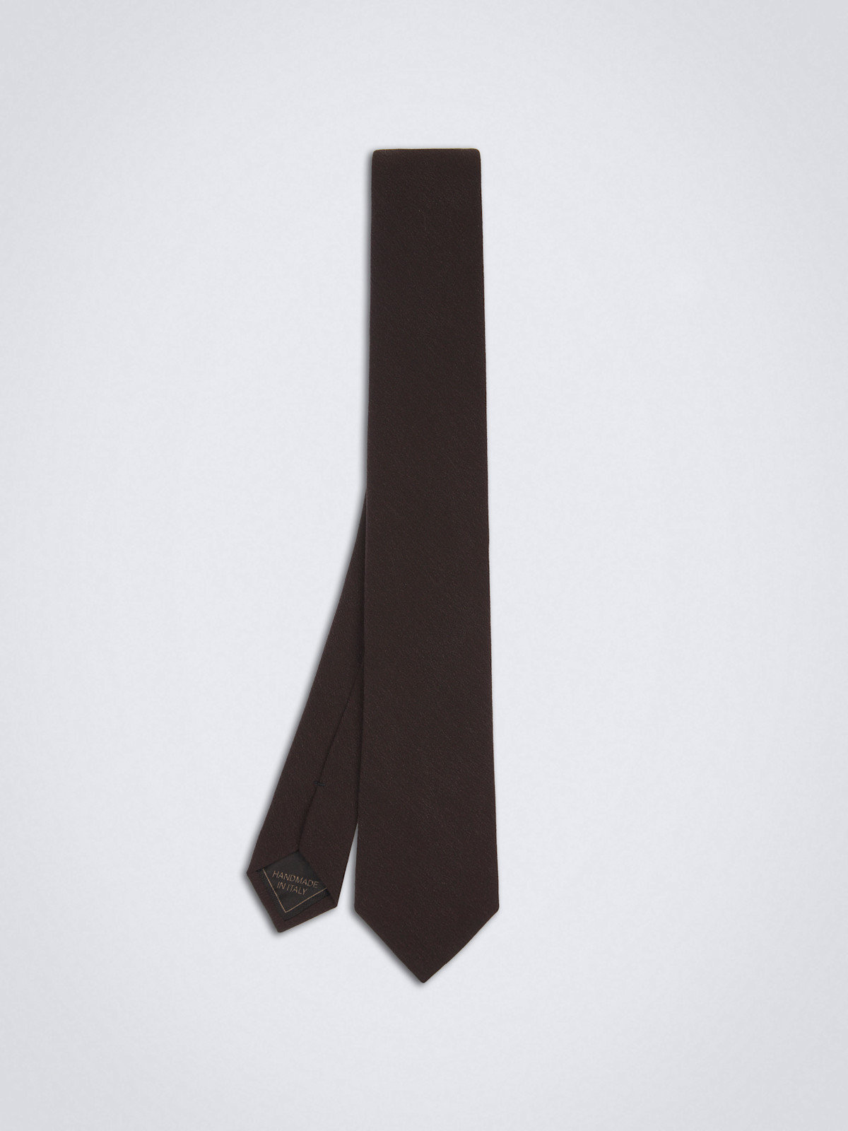 Dark brown silk cady tie