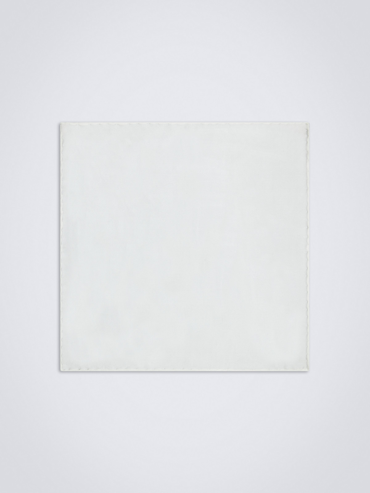 Essential white Giza 45 cotton twill pocket square