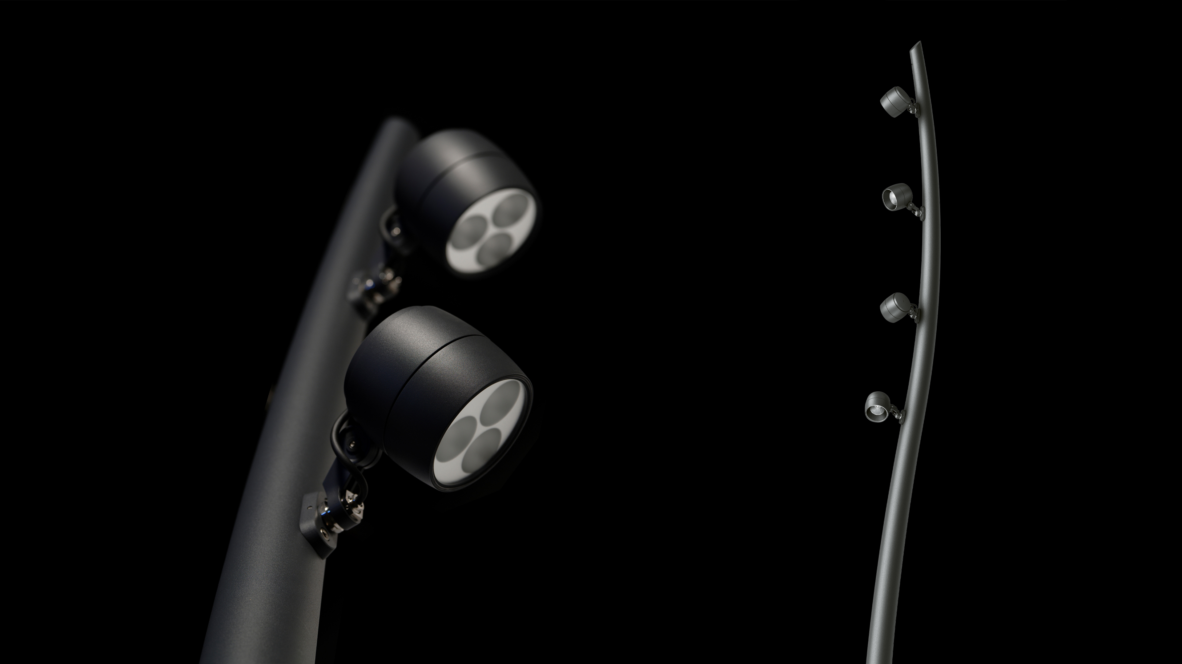 Arched luminaire poles · BEGA
