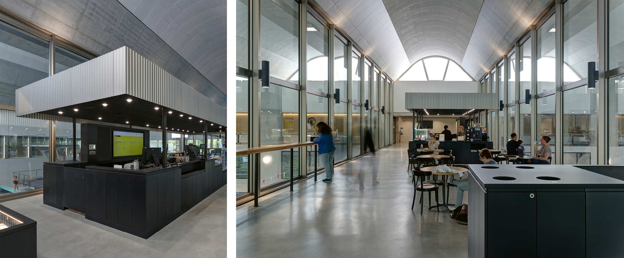 Indoor Swimming Pool Neufeld, Switzerland · BEGA