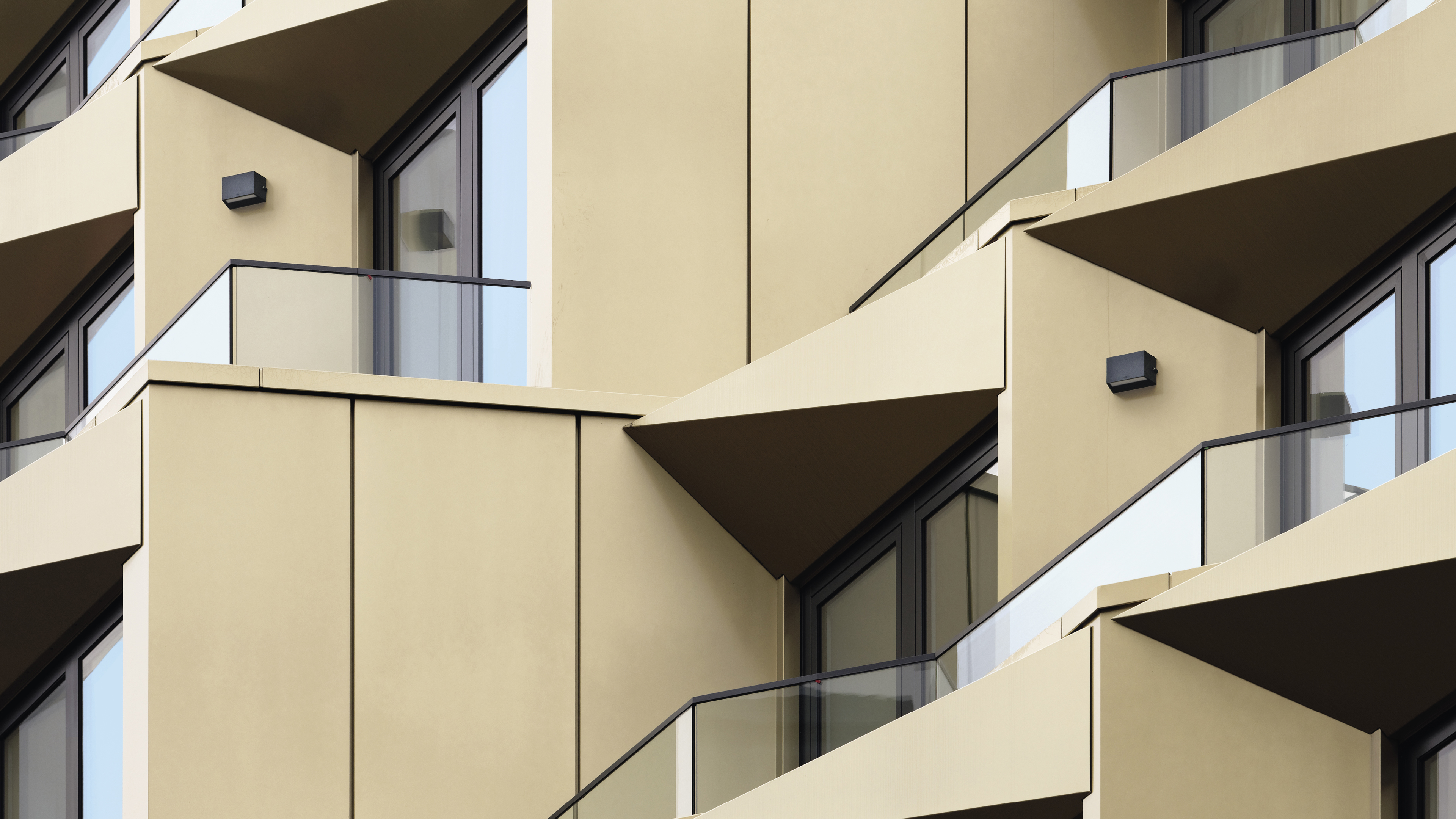 Wall luminaires with shielded light · BEGA